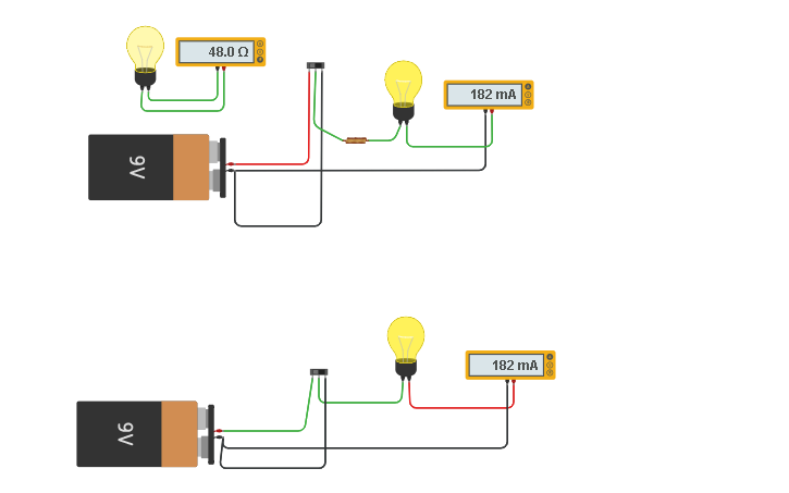 Circuit design Inductor test circuit - Tinkercad