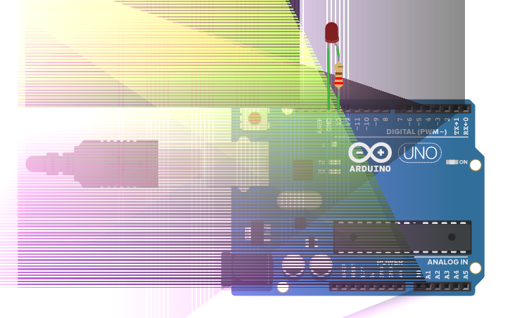 Circuit design Simple led blink | Tinkercad