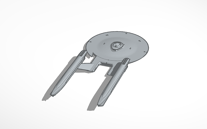 3d Design Loknar Class Starship Tinkercad
