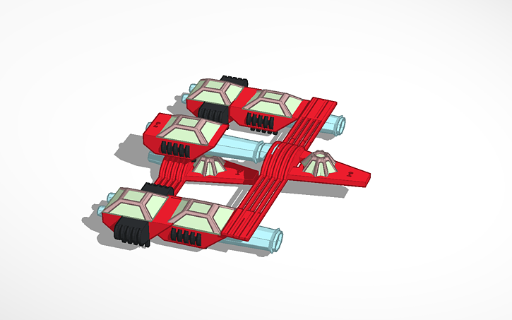 3D design Spaceship - Tinkercad