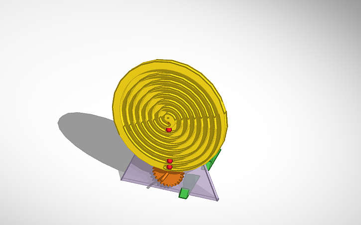 3D design Spiral marble lift - Tinkercad