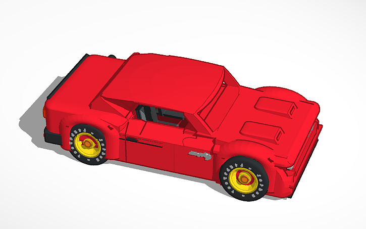 3D design ORIGINAL Dodge Challenger SRT Hellcat - Tinkercad