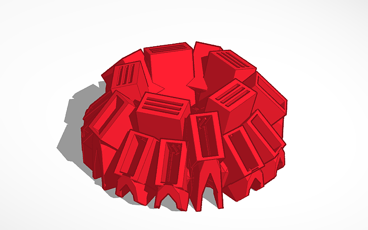 3D design USB Micro SD Organizer V10 Final | Tinkercad