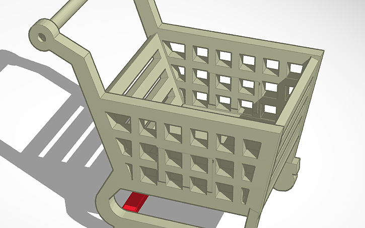 3d Design Electric Shopping Cart Tinkercad