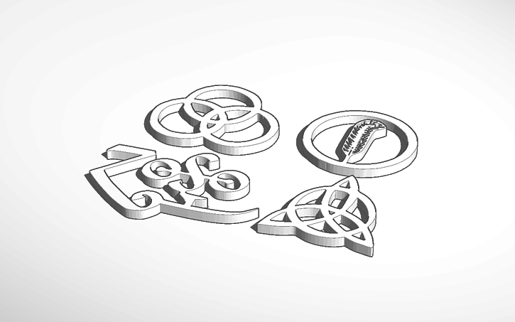 3D design Led Zeppelin - Tinkercad