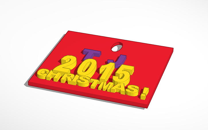 3D design TJ PLOURDE CHRISTMAS - Tinkercad