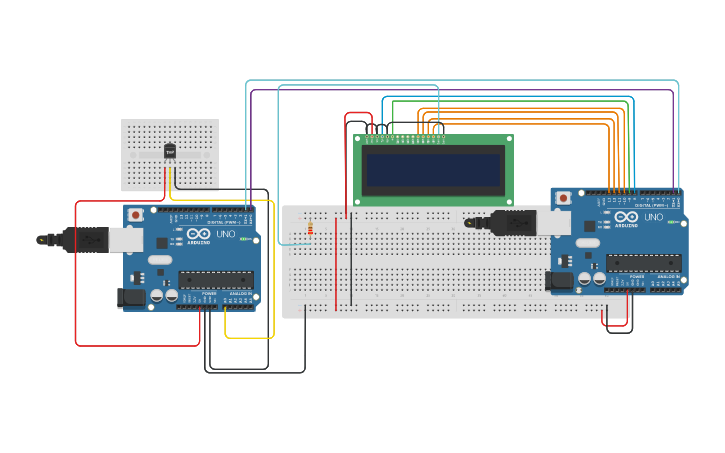 Circuit Design Conexion Entre Arduinos Tinkercad