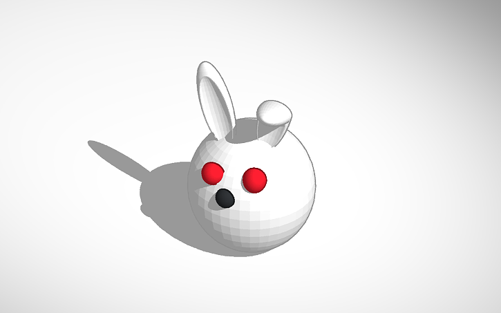 3D design bunny - Tinkercad