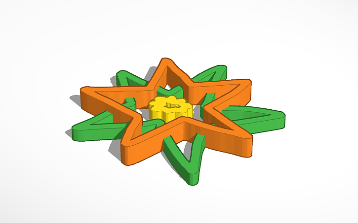 3D design Scribble Star - Tinkercad