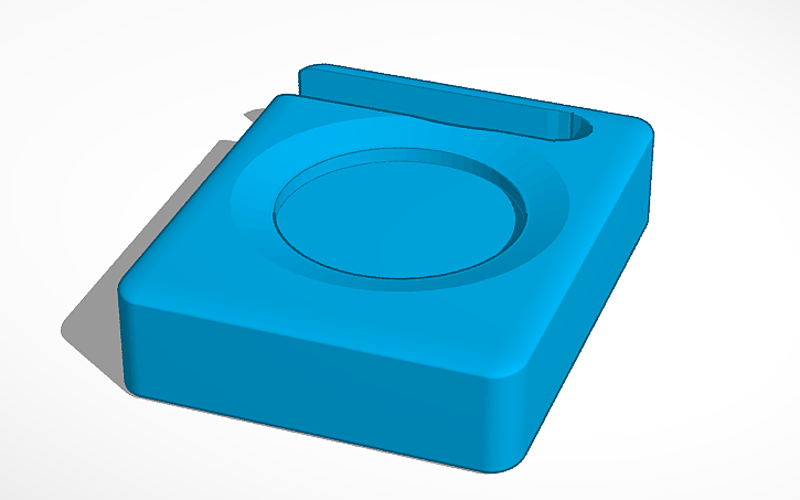 3D design Smart Watch Charger Base - Tinkercad