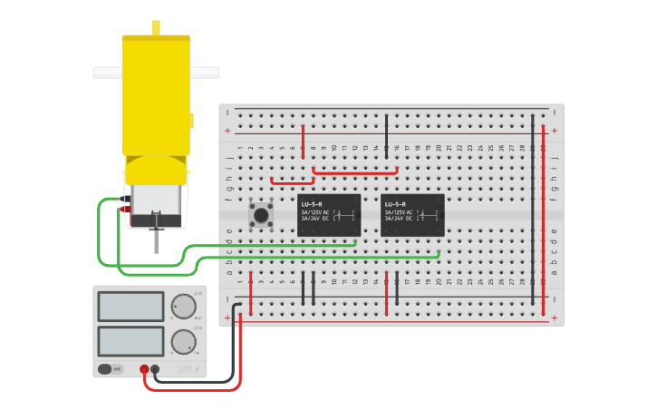 Circuit Design Mwit Electronic W8 Ex7 Motor Control Relay Tinkercad
