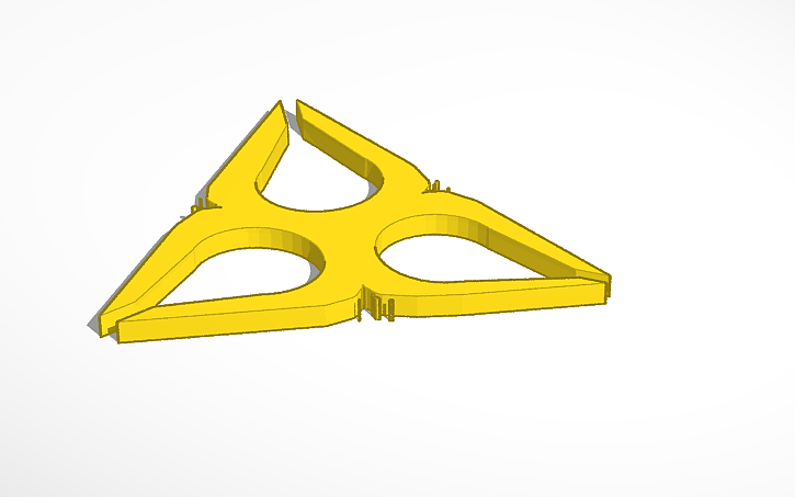 3D design REACT Symbol (r6 Extraction) - Tinkercad