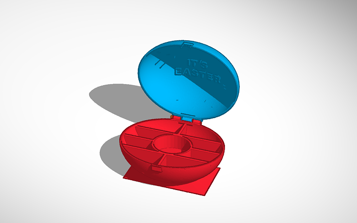 3D design Easter Candy Box #Tinkercad Easter - Tinkercad