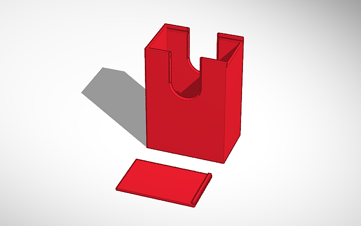 3D design Deck Box - Tinkercad