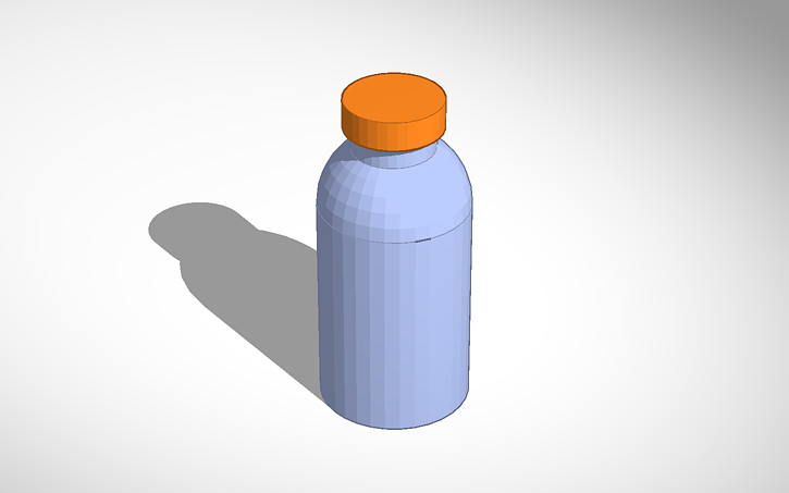 3D design bottle | Tinkercad