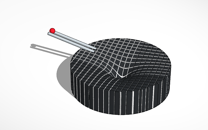 3D design Gravity Space Time Curvature Sim Lab - Tinkercad
