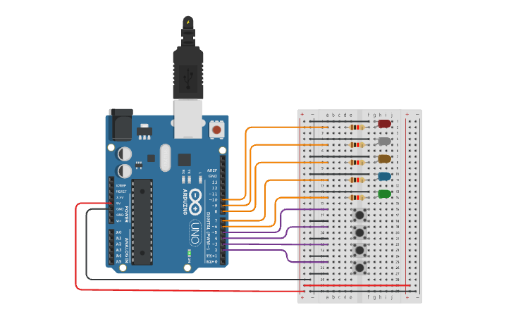 Circuit design washing machine - Tinkercad