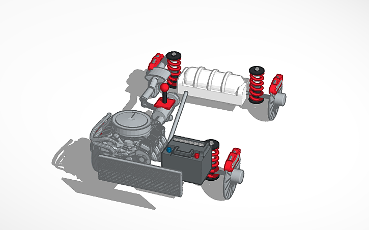 3D design 3d car parts - Tinkercad