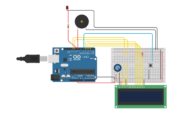 Circuit design Morse Code Device | Tinkercad