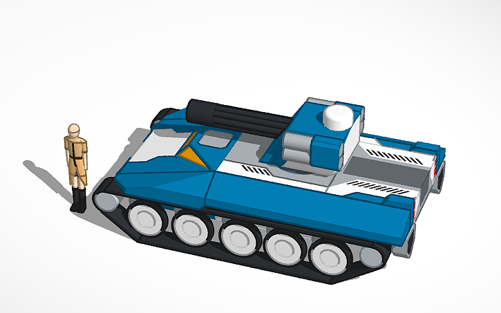 3D design Mobile CIWS - Tinkercad