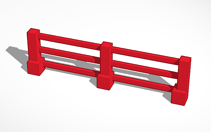 3D design Vector Fence - Tinkercad