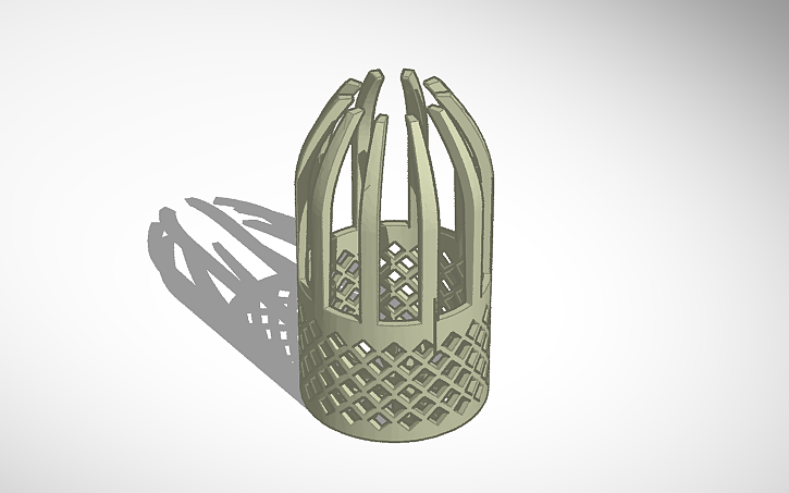 3D design gutter filter - Tinkercad