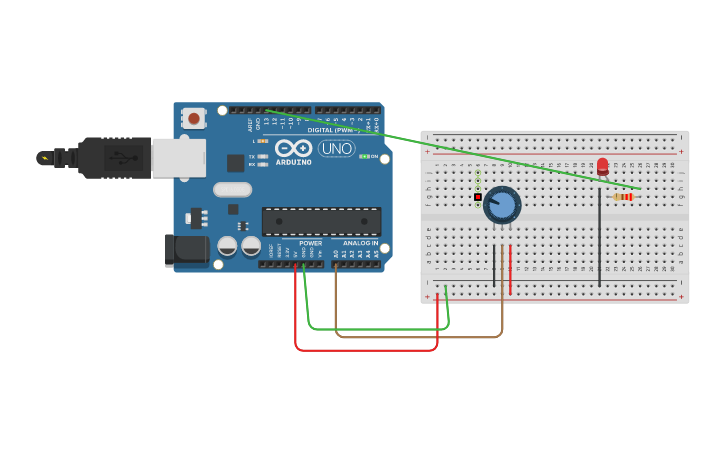 Circuit Design Prática 2 Tinkercad
