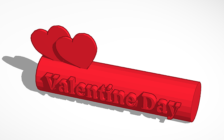 3D design Valentine Day 2 - Tinkercad