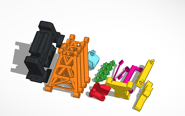 3D design BLURC Front Bulkhead (Broken) - Tinkercad