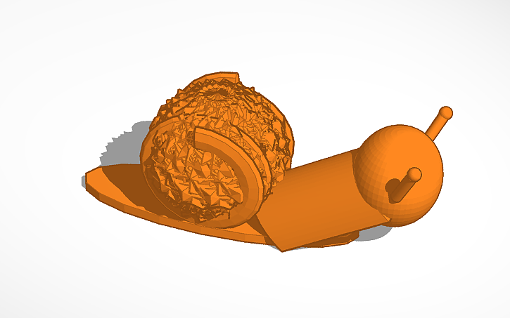 3D design Giant African Land Snail - Tinkercad