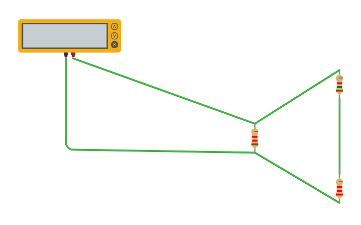 Circuit Design Ries Parallel Combination Of Resistors Tinkercad
