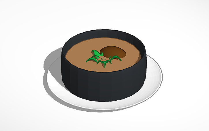 3D design soup - Tinkercad