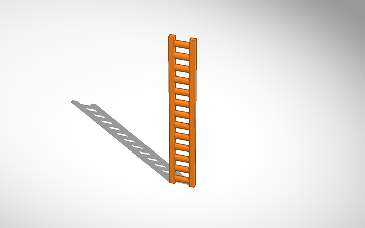 3D design Ladder - Tinkercad