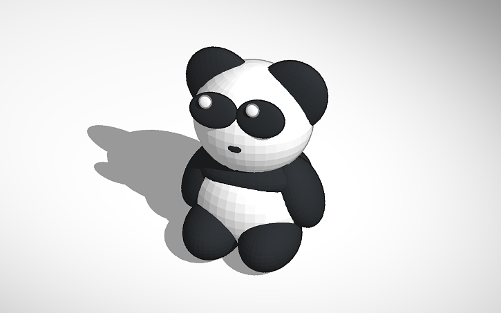 3D design Panda - Tinkercad