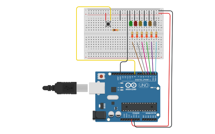 Circuit design ACT 3 - Tinkercad