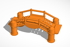 3D design Bridge | Tinkercad