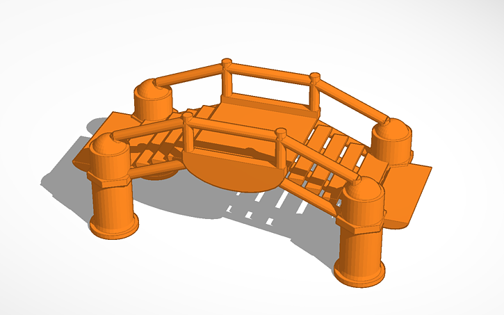 3D design Bridge - Tinkercad