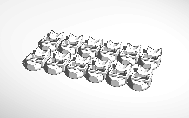 3D design T Slot Cable Stay, cable tie, cord router | Tinkercad