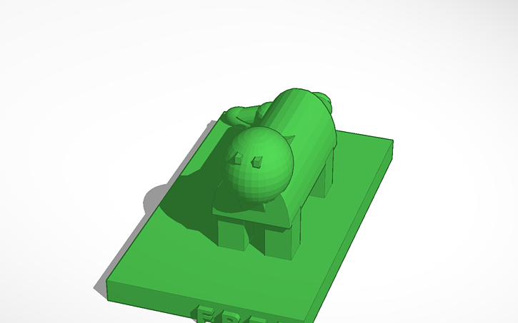 3D design lizard - Tinkercad