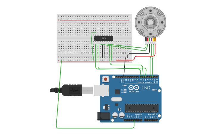 Circuit Design Dc Motor With Encoder Tinkercad