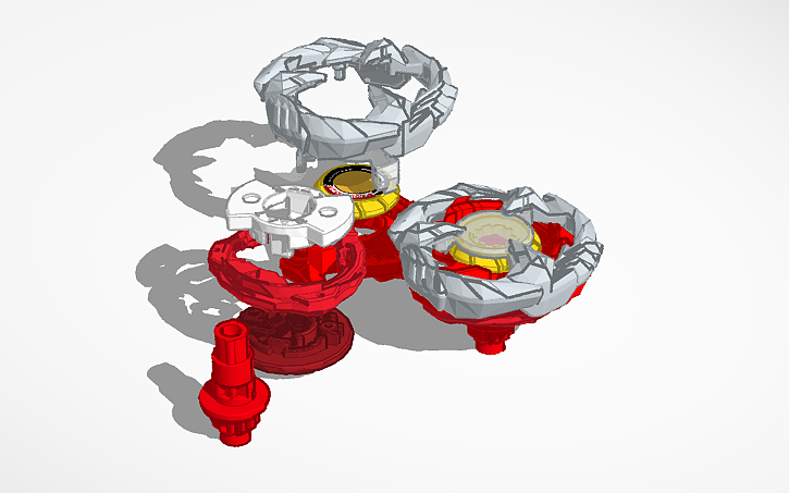 3D design Beyblade x PhoenixFeather/3-60/F - Tinkercad