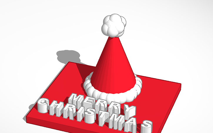3D design Santa hat | Tinkercad