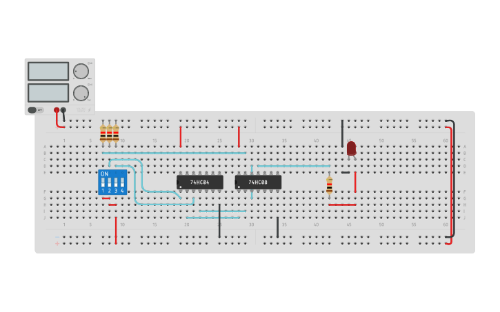 Circuit design digital systems - 2th | Tinkercad