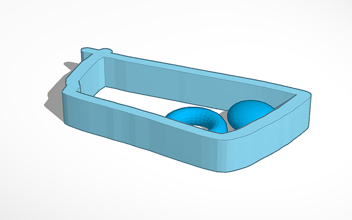 3D design Daring dojo with some donuts and a bean bag - Tinkercad