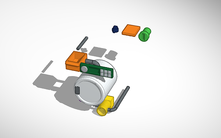 3D design Washing_Machine | Tinkercad