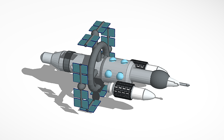 3D design The spaceship - Tinkercad