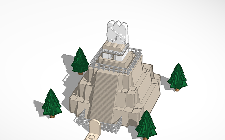 3D design Tikal - Tinkercad