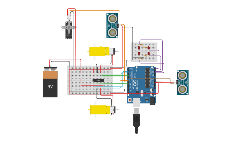 Circuit design Smart Wheelchair with Touchless Hand Sanitizer System ...