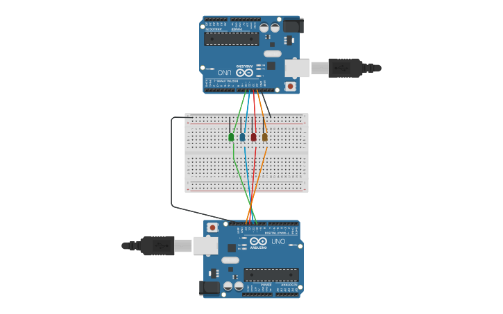 Circuit Design Act 4 Spi Communication Between 2 Arduino Uno Tinkercad 3432