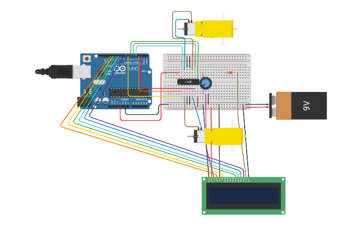 Circuit design Projeto-LCD e Controlar motores c funções(Carla Silva ...